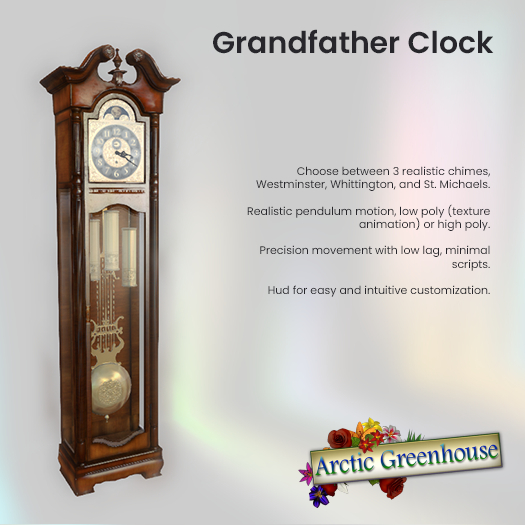 Second Life Marketplace - [AG] Grandfather Clock
